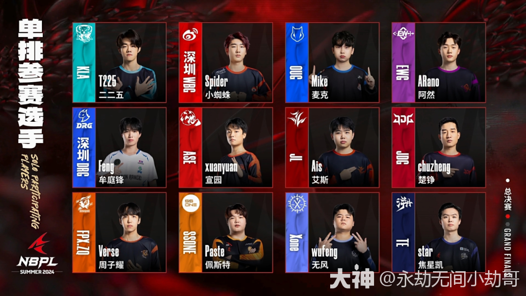 NBPL夏季赛决赛线下观赛机会来了！_永劫无间端游 | 大神
