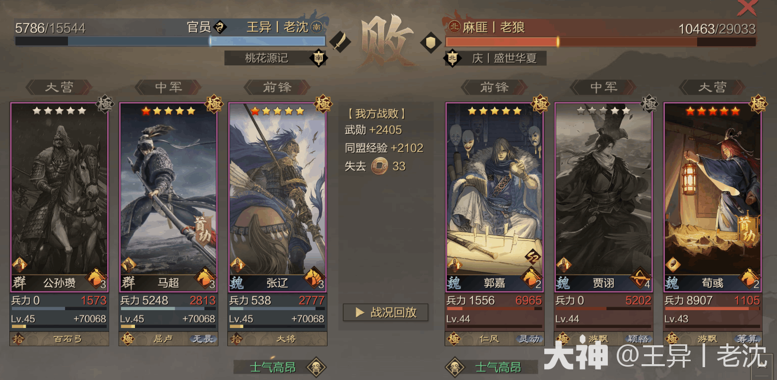 T0白嫖队》：全是干货细节。公孙瓒马超张辽，白嫖T0，满兵T10086_率土之滨 | 大神