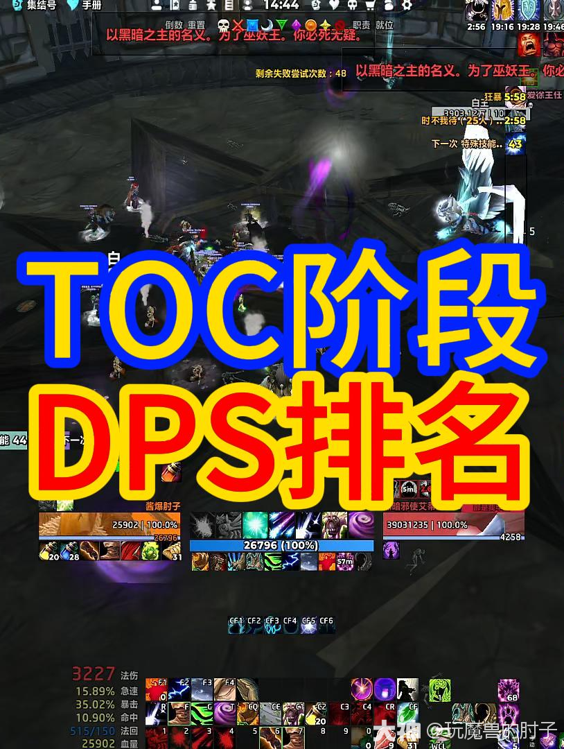 TOC阶段DPS排名_魔兽世界 | 大神