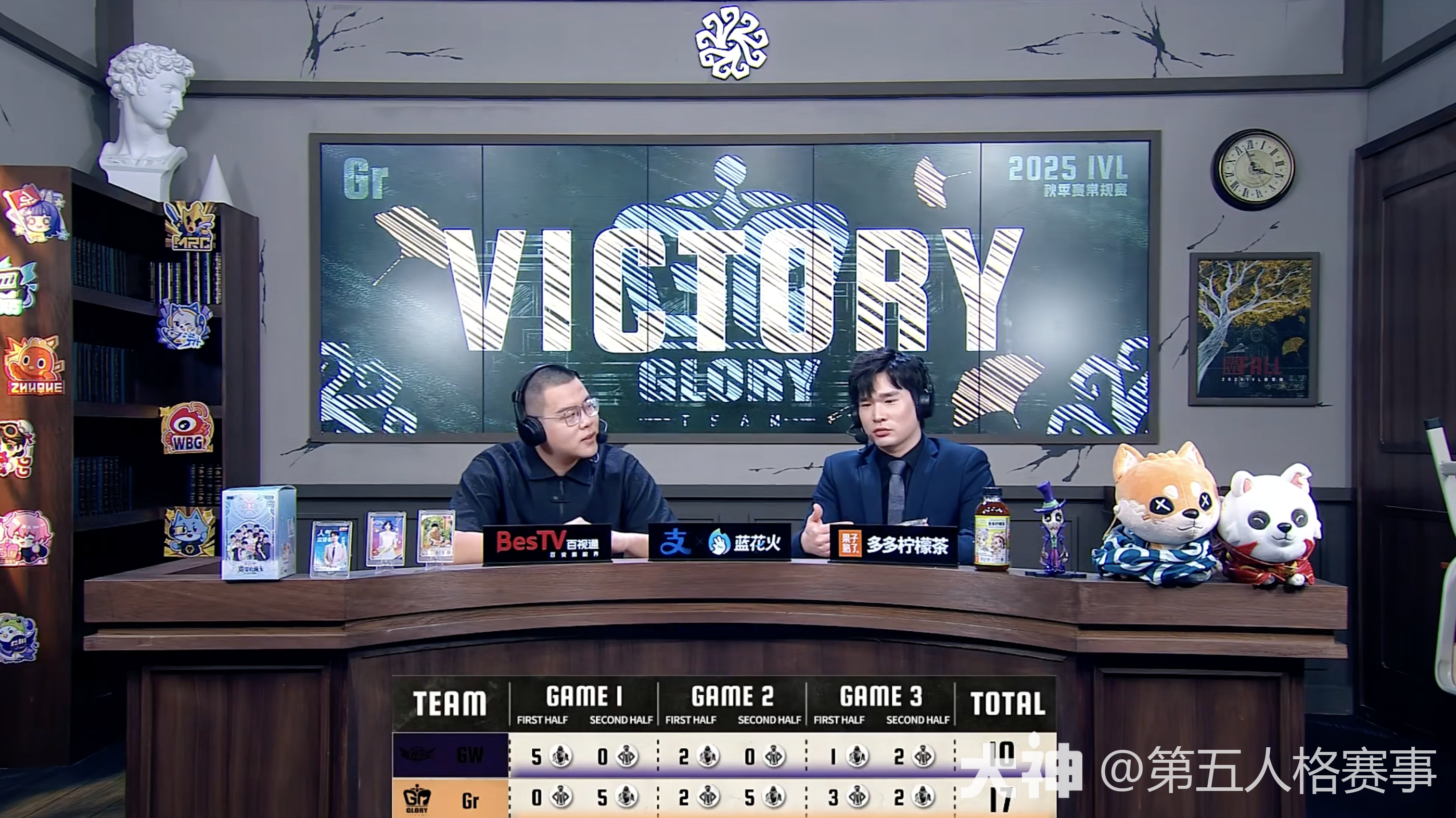 2025IVL秋季赛-常规赛GW vs Gr 赛果公示Gr获_第五人格 | 大神