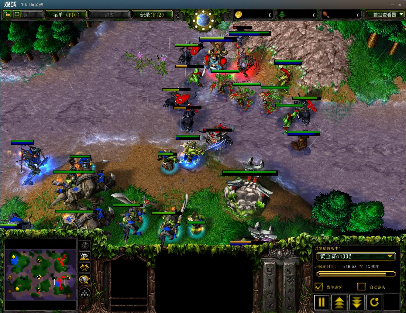 WAR3黄金联赛AB组：兽王Lyn完全统治，Focus顺利晋级_魔兽争霸 | 大神