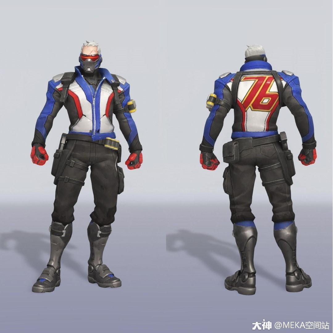 MEKA放大镜】士兵：76皮肤细节考究与解读_守望先锋 | 大神