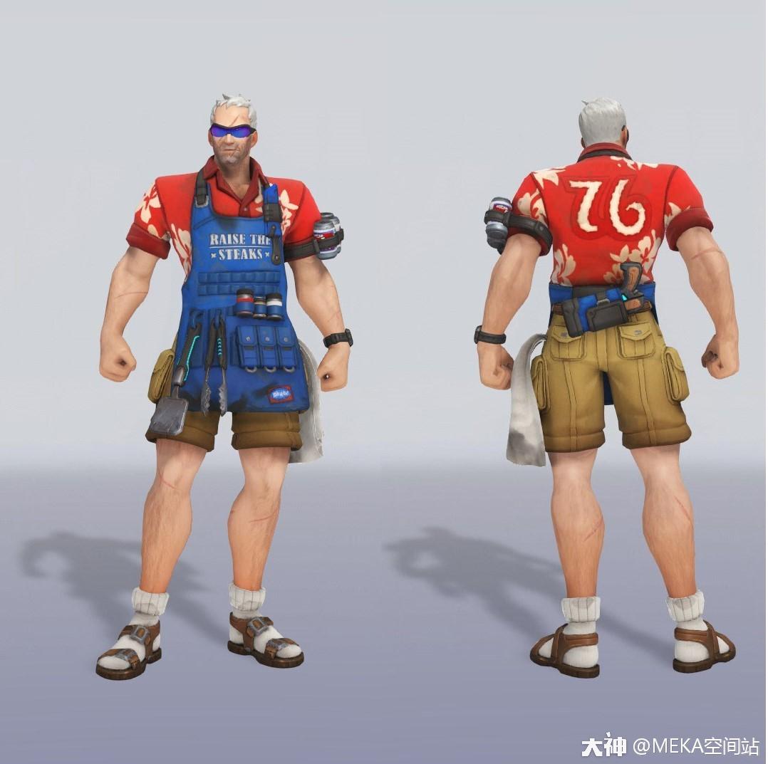 MEKA放大镜】士兵：76皮肤细节考究与解读_守望先锋 | 大神