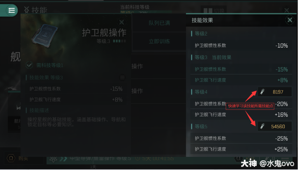 技能与科技等级介绍 Eve无烬星河 大神