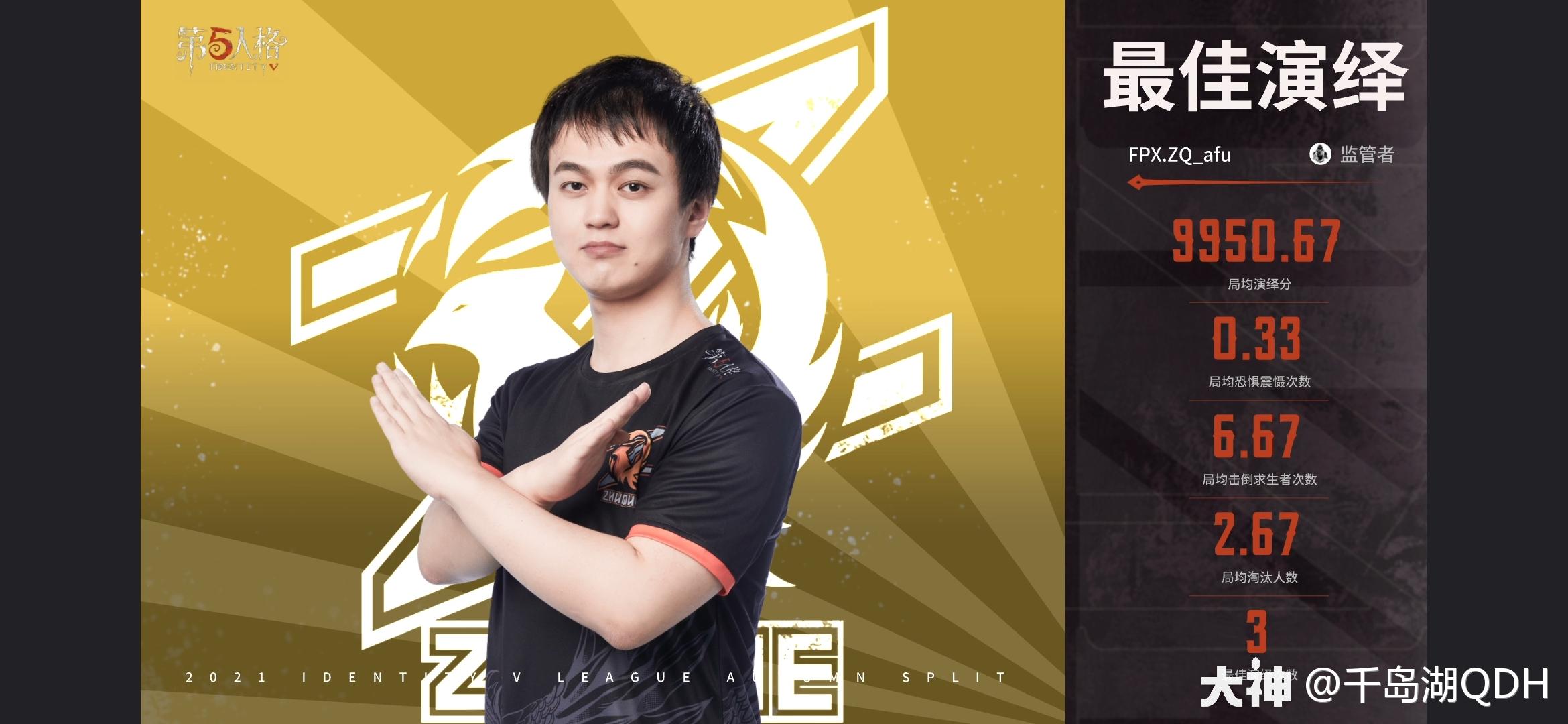 GG 对阵 FPX.ZQ 你追我赶,FPX.ZQ三三四决出胜负_第五人格 | 大神