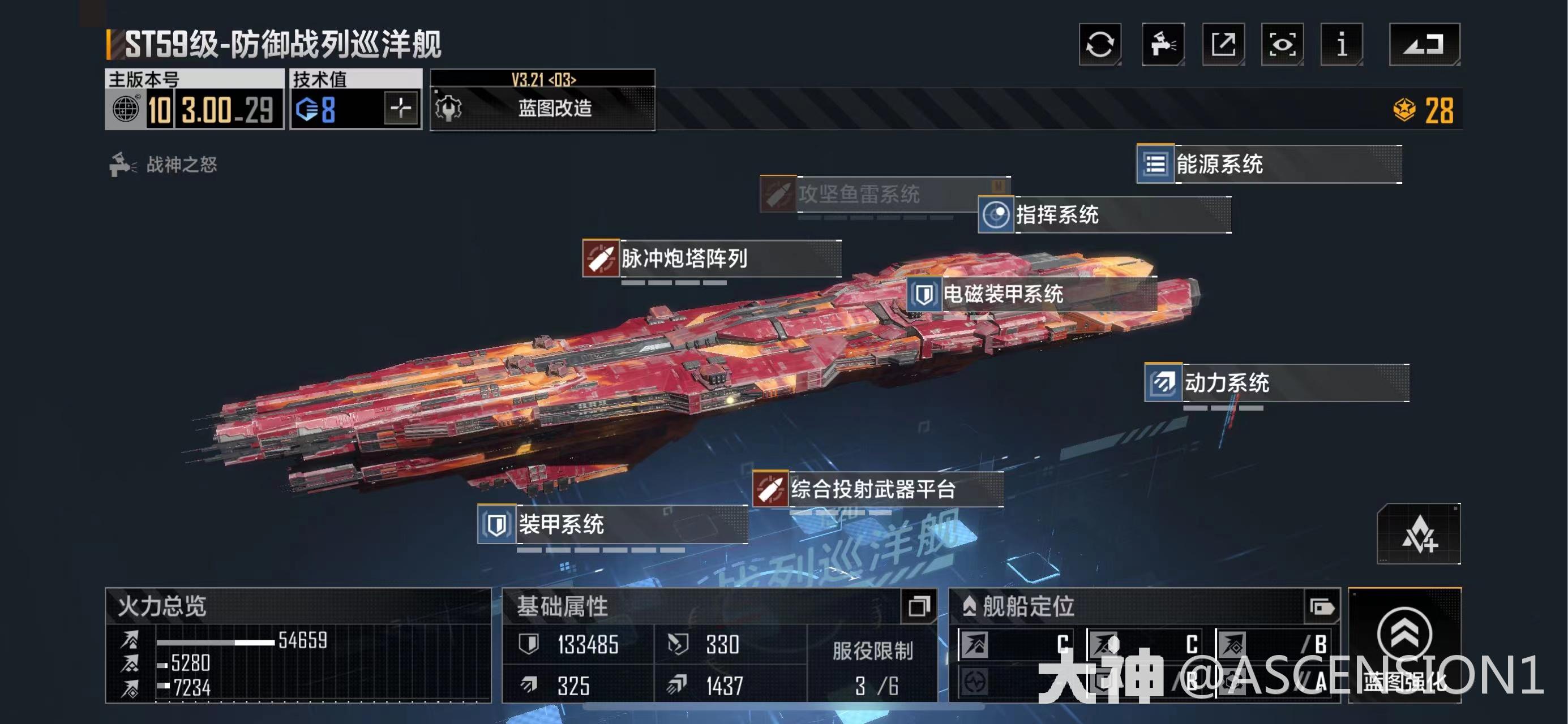 AS的舰船评测-旗舰篇-ST59级战列巡洋舰_无尽的拉格朗日 | 大神