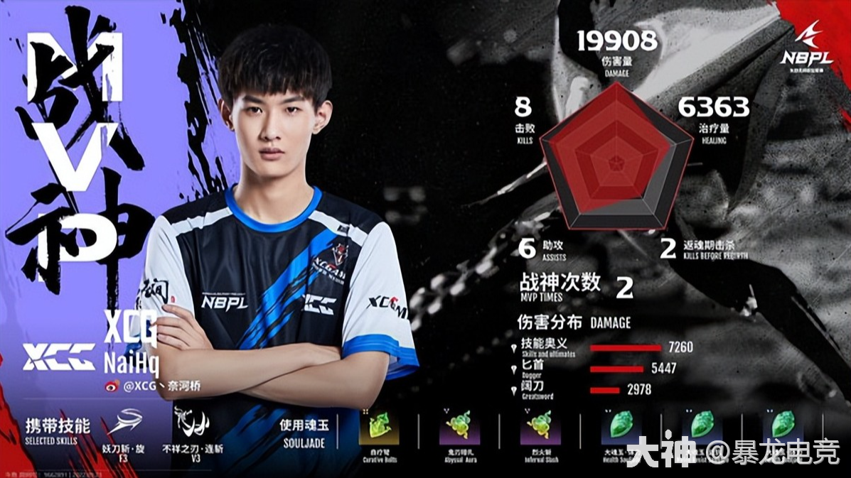 永劫无间NBPL：XCG上演“推土机”吃分进周决，武神奈河桥二连MVP_永劫无间端游 | 大神