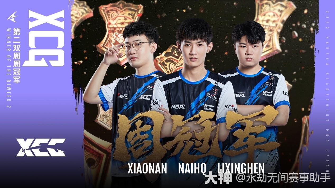 NBPL第二双周：小蜘蛛单排冠军 XCG夺三排周冠_永劫无间端游 | 大神