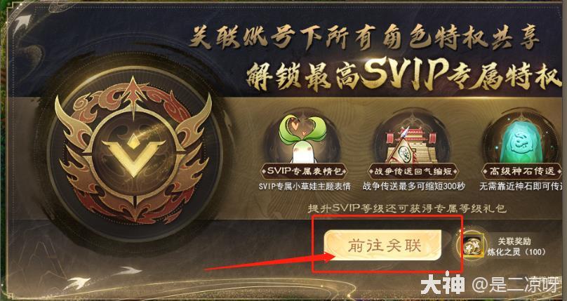 新SVIP系统绑定.解绑.新旧SVIP.VIP加成对比.奖励领取_天下3 | 大神