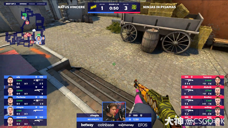 BLAST秋决：一波三折，NIP 2-1战胜NAVI闯入半决赛_CSGO | 大神