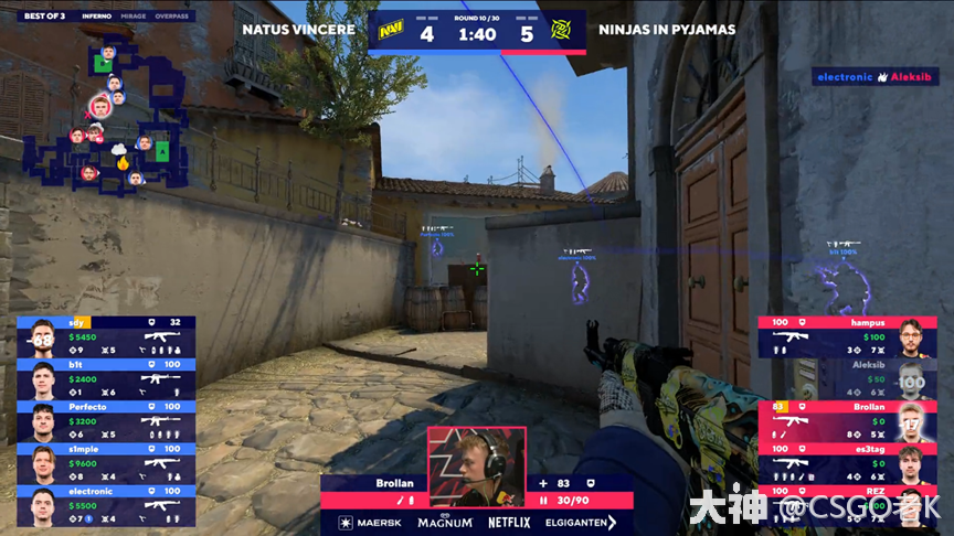 BLAST秋决：一波三折，NIP 2-1战胜NAVI闯入半决赛_CSGO | 大神