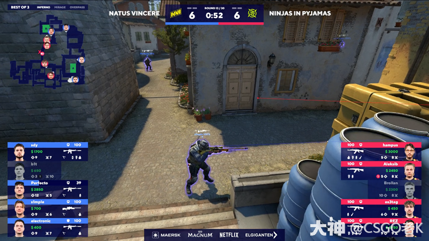 BLAST秋决：一波三折，NIP 2-1战胜NAVI闯入半决赛_CSGO | 大神