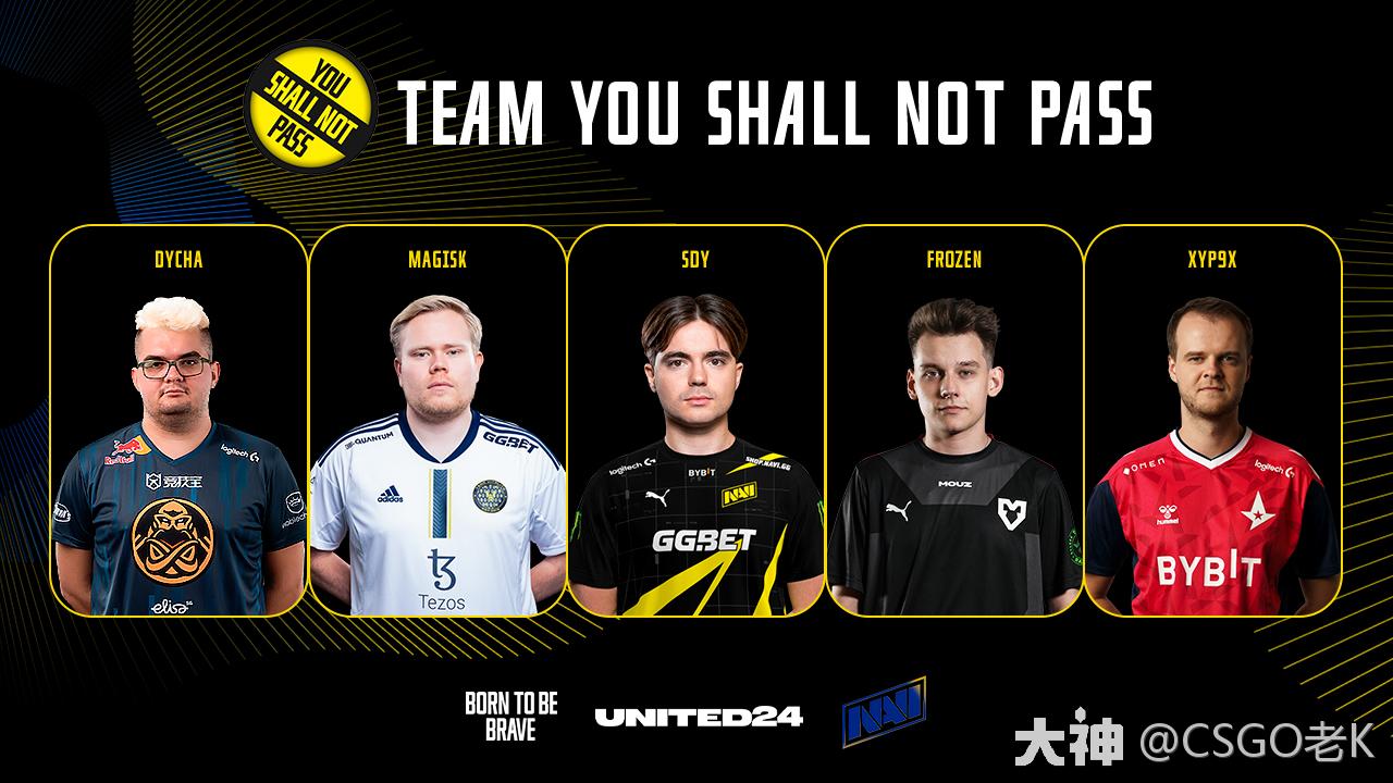 NAVI 宣布表演赛阵容，森载汤梦幻动！_CSGO | 大神