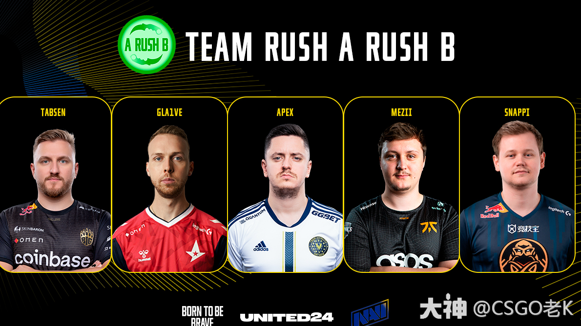 NAVI 宣布表演赛阵容，森载汤梦幻动！_CSGO | 大神