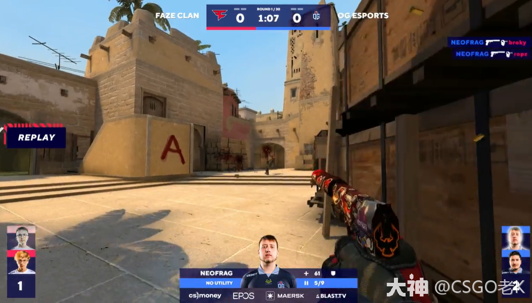 BLAST春季小组赛:总监发大力! FaZe 2-1击败OG_CSGO | 大神