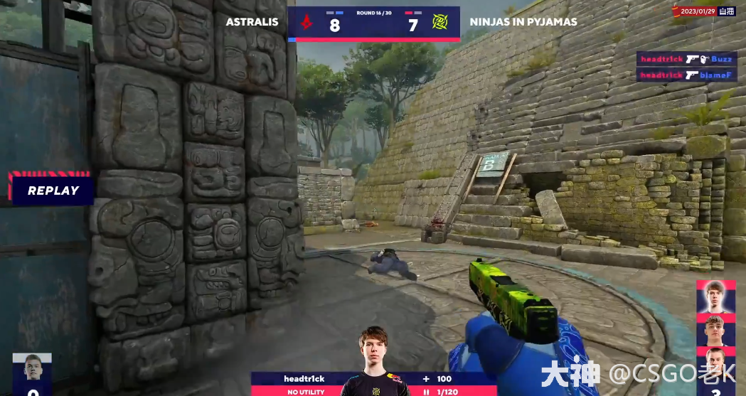 BLAST春季小组赛：双核带飞！Astralis2-1战胜NiP_CSGO | 大神