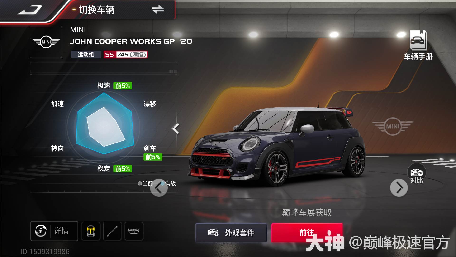 运动组五大传说级车辆横向对比，哪一款才最适合你？_巅峰极速 | 大神