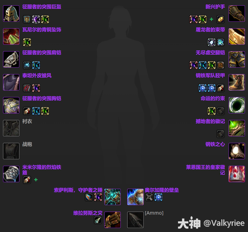 WLK怀旧服P2防战天赋+BiS装备_魔兽世界 | 大神