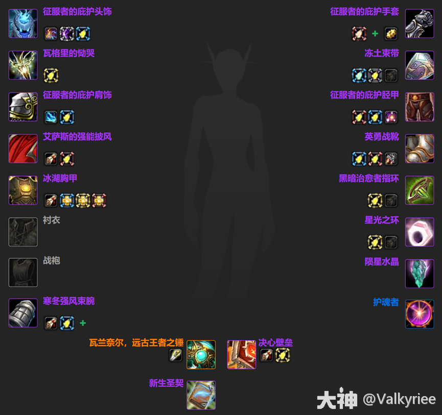 WLK怀旧服P3奶骑天赋+BiS装备_魔兽世界 | 大神