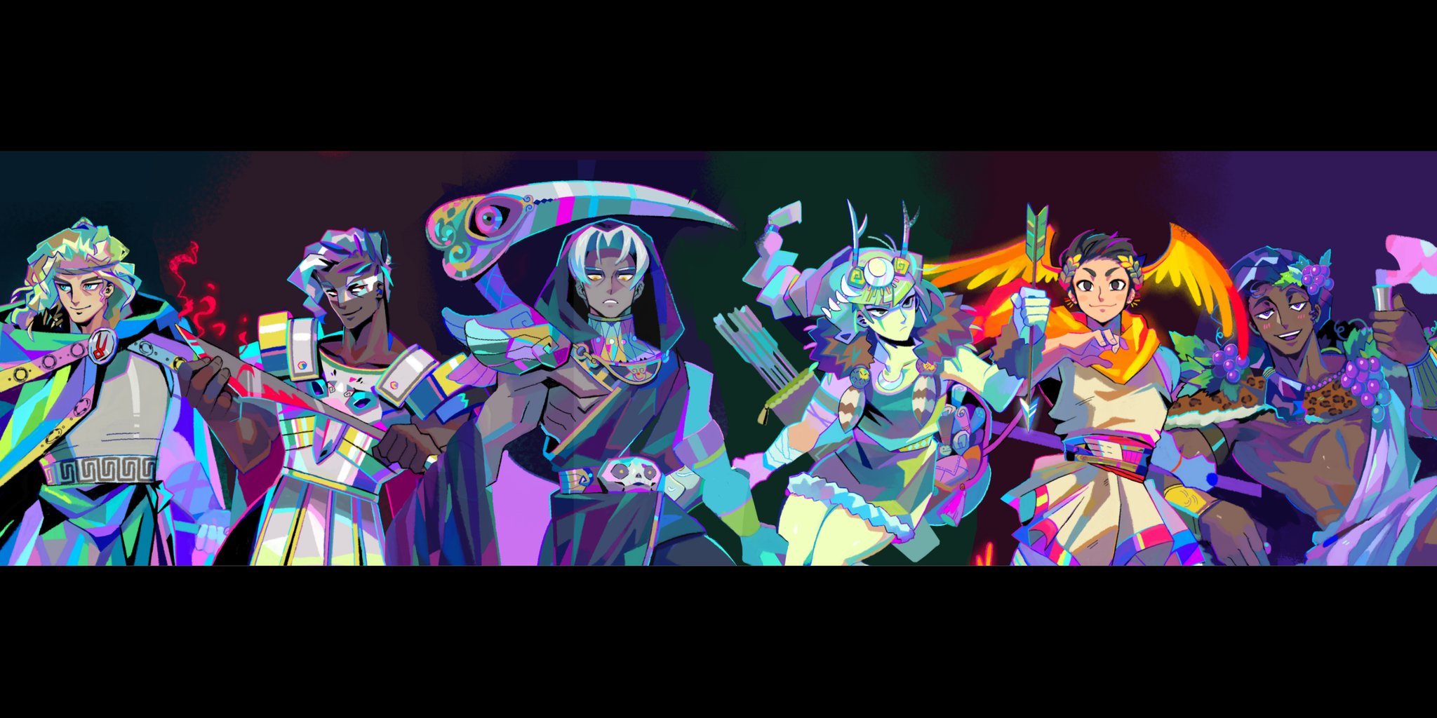 画师 Denaseey 绘制的《哈迪斯》同人图，动画感十足_STEAM | 大神