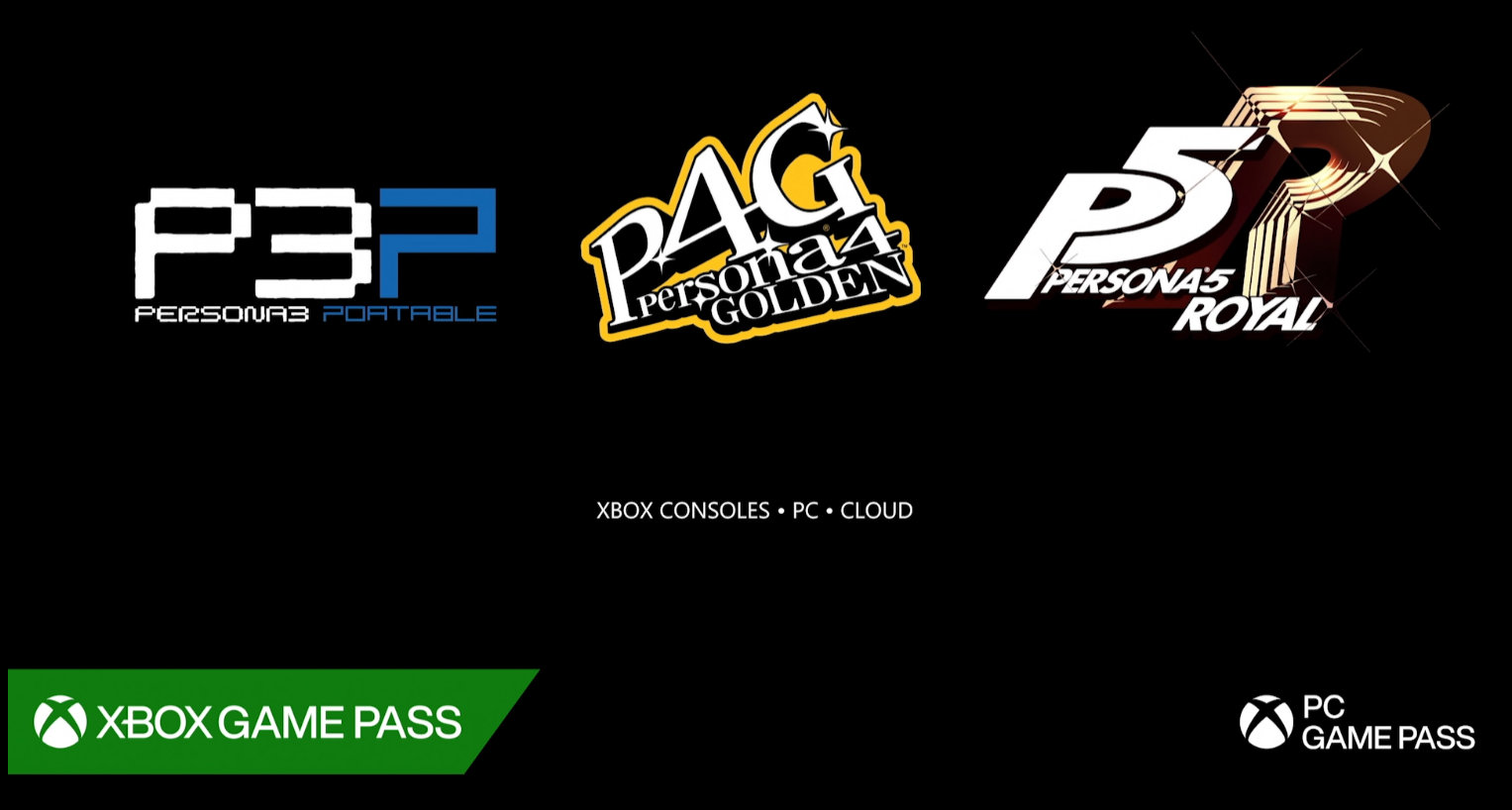 P3P》《P4G》《P5R》宣布登陆Xbox/PC Game_STEAM | 大神