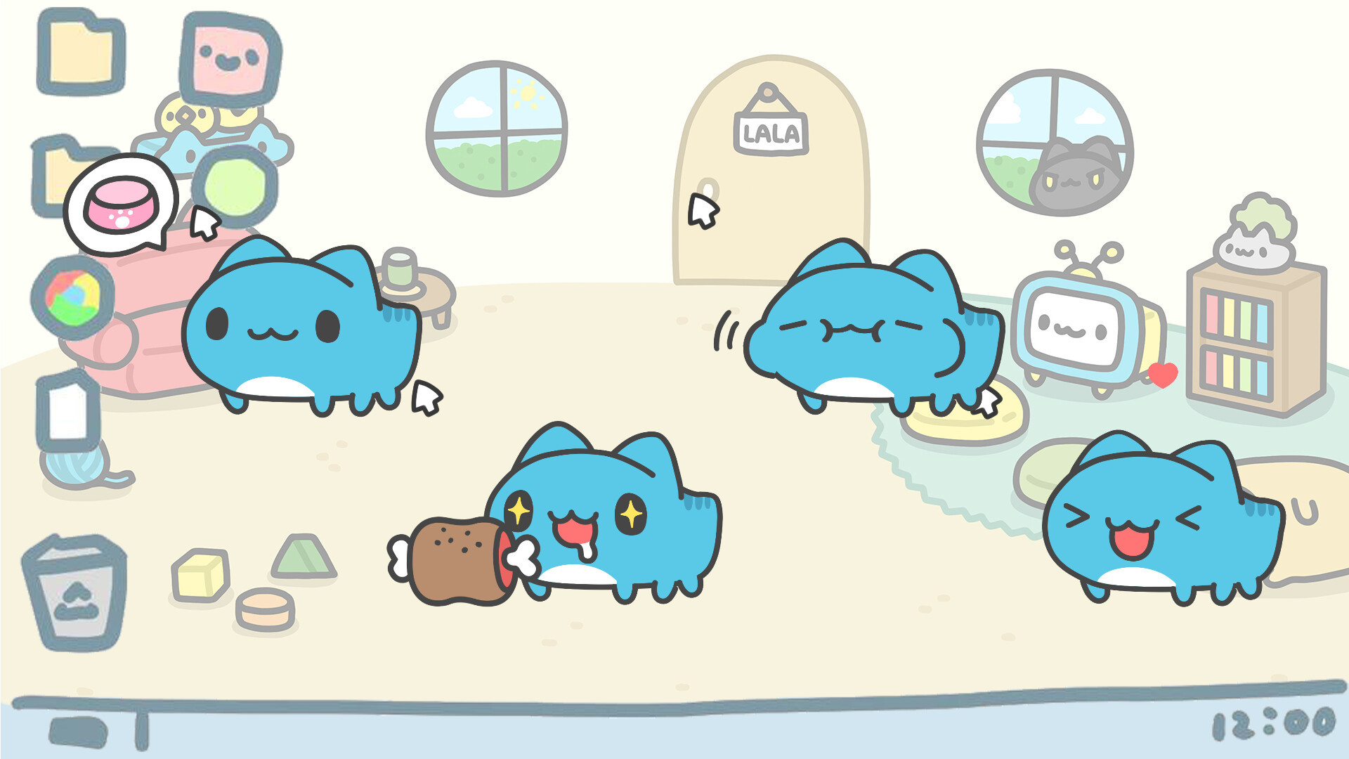 满屏猫猫虫】轻松解压的桌宠游戏《Capoo Pals 荧幕猫_发现好游戏 | 大神