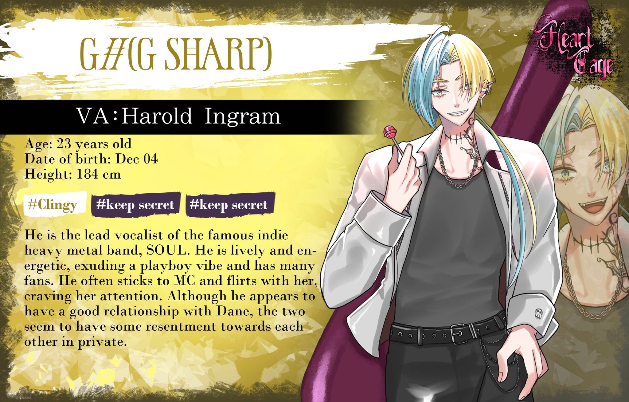 R18悬疑病娇男乙女游戏《心笼（Heart Cage）》公布_发现好游戏 | 大神