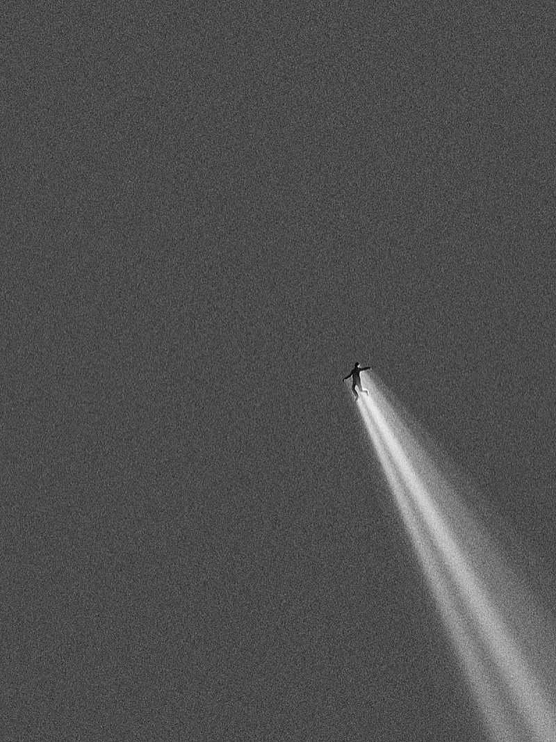 艺术家：Alex Plechko 光、人物、几何形体成为表现_大神